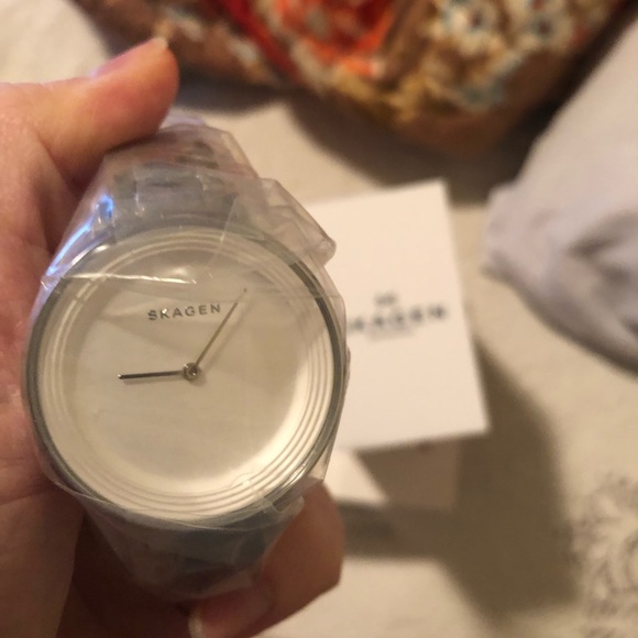 Skagen | Accessories | Skagen Silver Stainlesssteel Quartz Watch | Poshmark